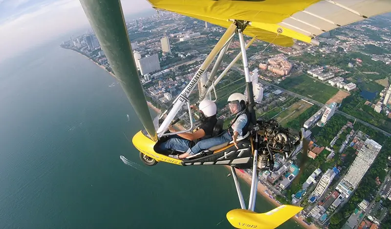 Paramotor/ Microlight/ Ultralight Flying Experience in Pattaya