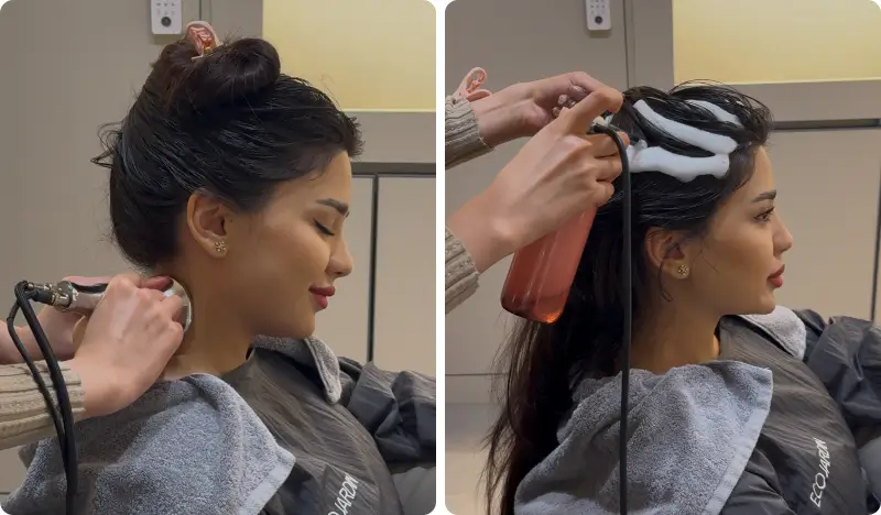 Eco Jardin Jamsil Lotte Tower: Stem Cell Head Spa/Color/Perm